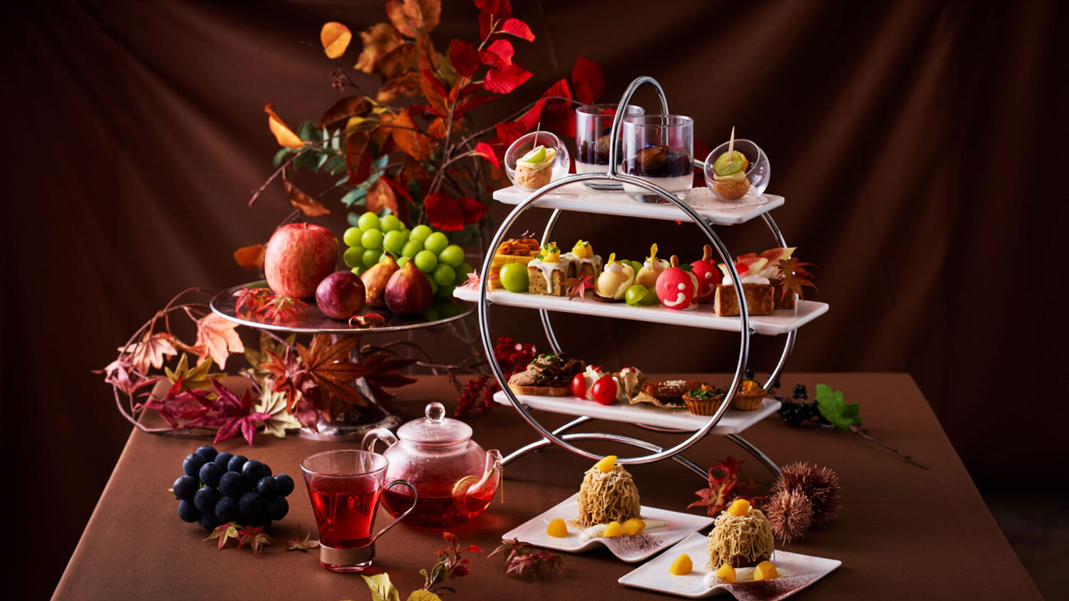 【9月1日～10月31日】新しい AUTUMN HIGH TEA が The BAR でご提供中！＜XEX WEST / The BAR ...